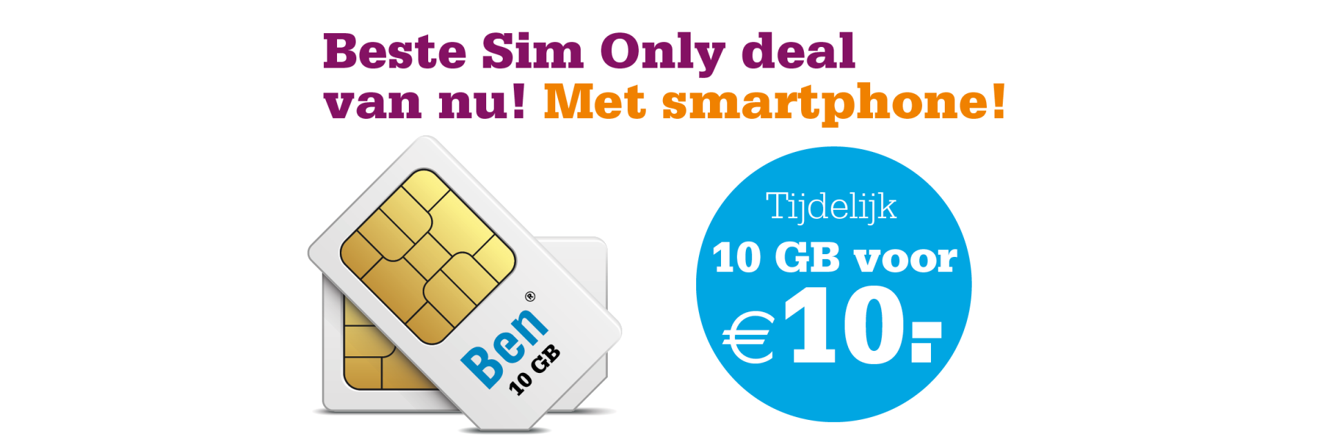 BEN voordelige smartphone en Sim Only aanbiedingen | www.telecombinatie.nl
