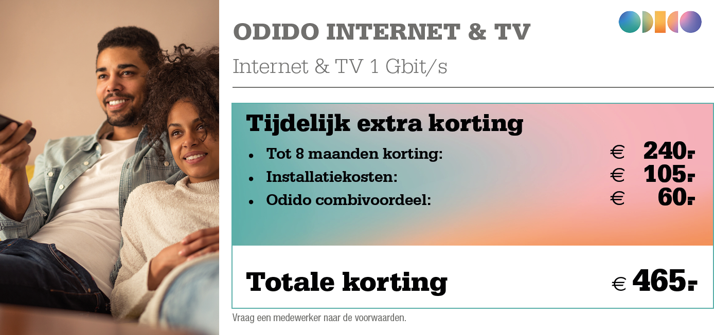 Black Friday deals Odido Sim Only, smartphone, Internet & TV ...