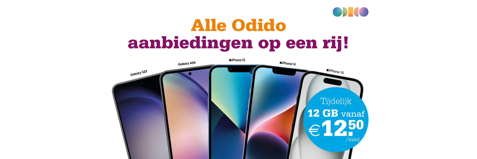 Odido aanbiedingen voordelige acties op Sim Only, Samsung of iPhone ...