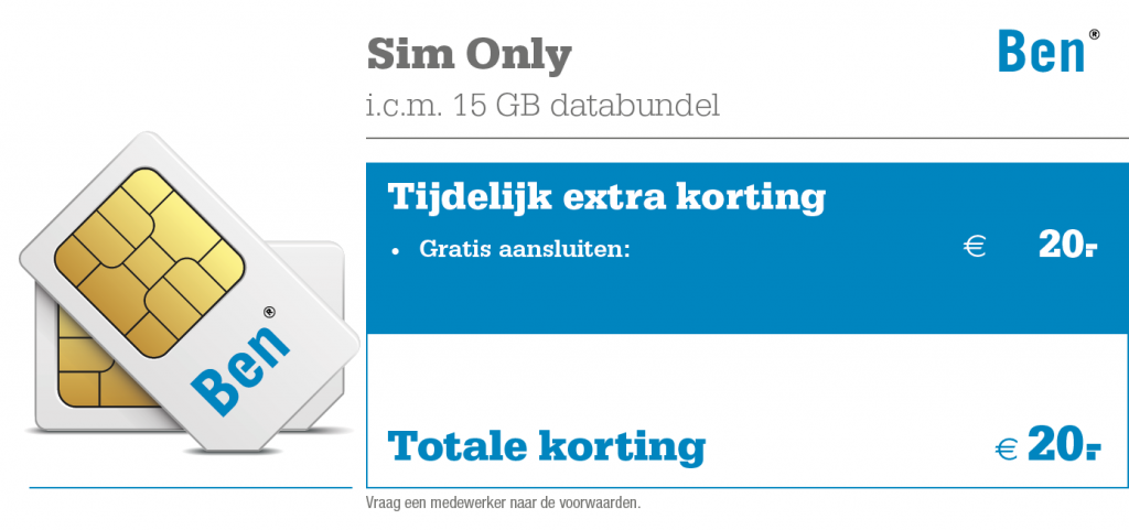 BEN voordelige smartphone en Sim Only aanbiedingen | www.telecombinatie.nl
