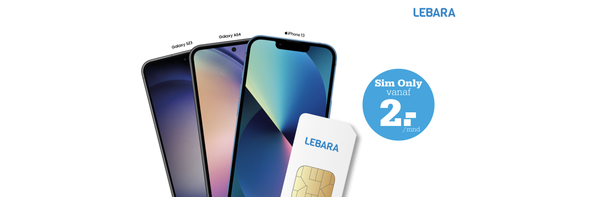 Lebara Mobiel Sim Only acties bij Telecombinatie | telecombinatie.nl