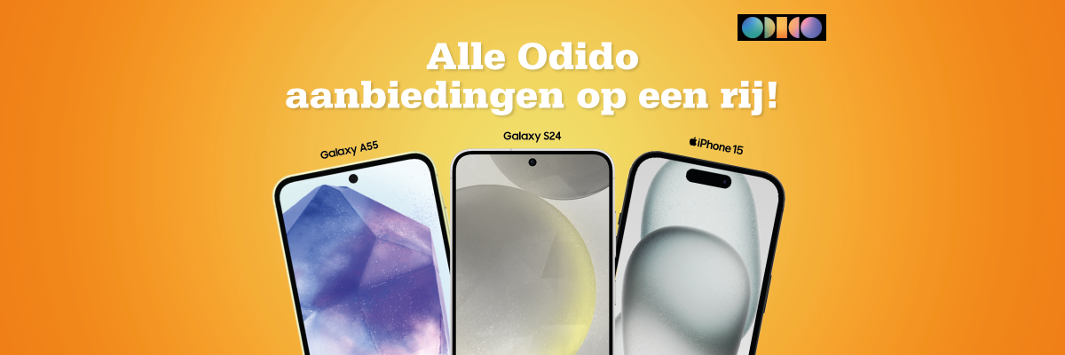 Odido aanbiedingen voordelige acties op Sim Only, Samsung of iPhone ...