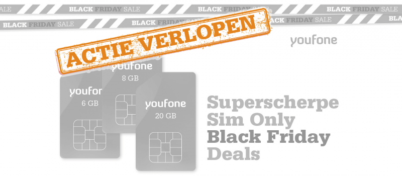 Black Friday Youfone Sim Only en Youfone Thuis Internet & TV deals ...