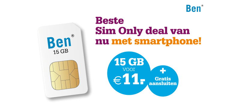 BEN voordelige smartphone en Sim Only aanbiedingen | www.telecombinatie.nl