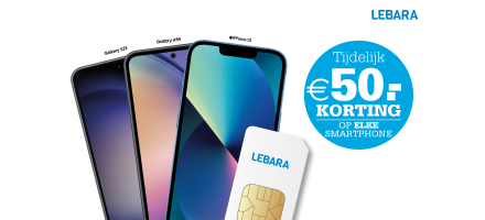 Lebara Mobiel Sim Only acties bij Telecombinatie | telecombinatie.nl