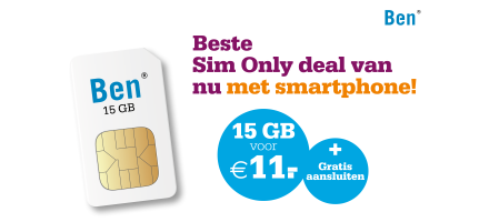 BEN voordelige smartphone en Sim Only aanbiedingen | www.telecombinatie.nl